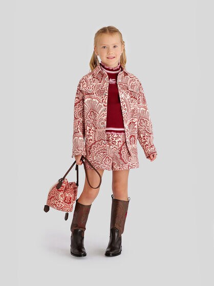 JACKET WITH FLORAL PRINT