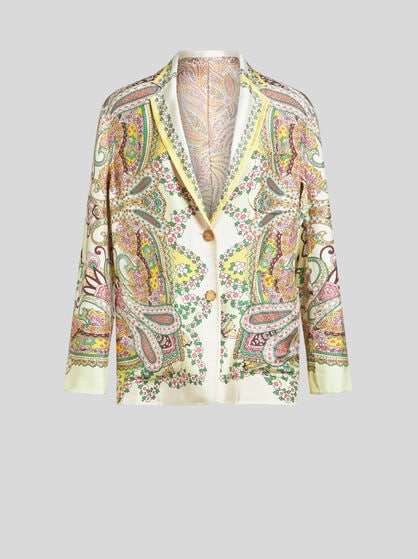 REVERSIBLE SILK TWILL JACKET | Jackets | ETRO